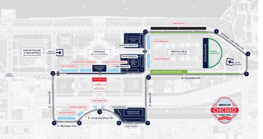 NASCAR 101 at Chicago: Course map, track layout, choose rule and more ...