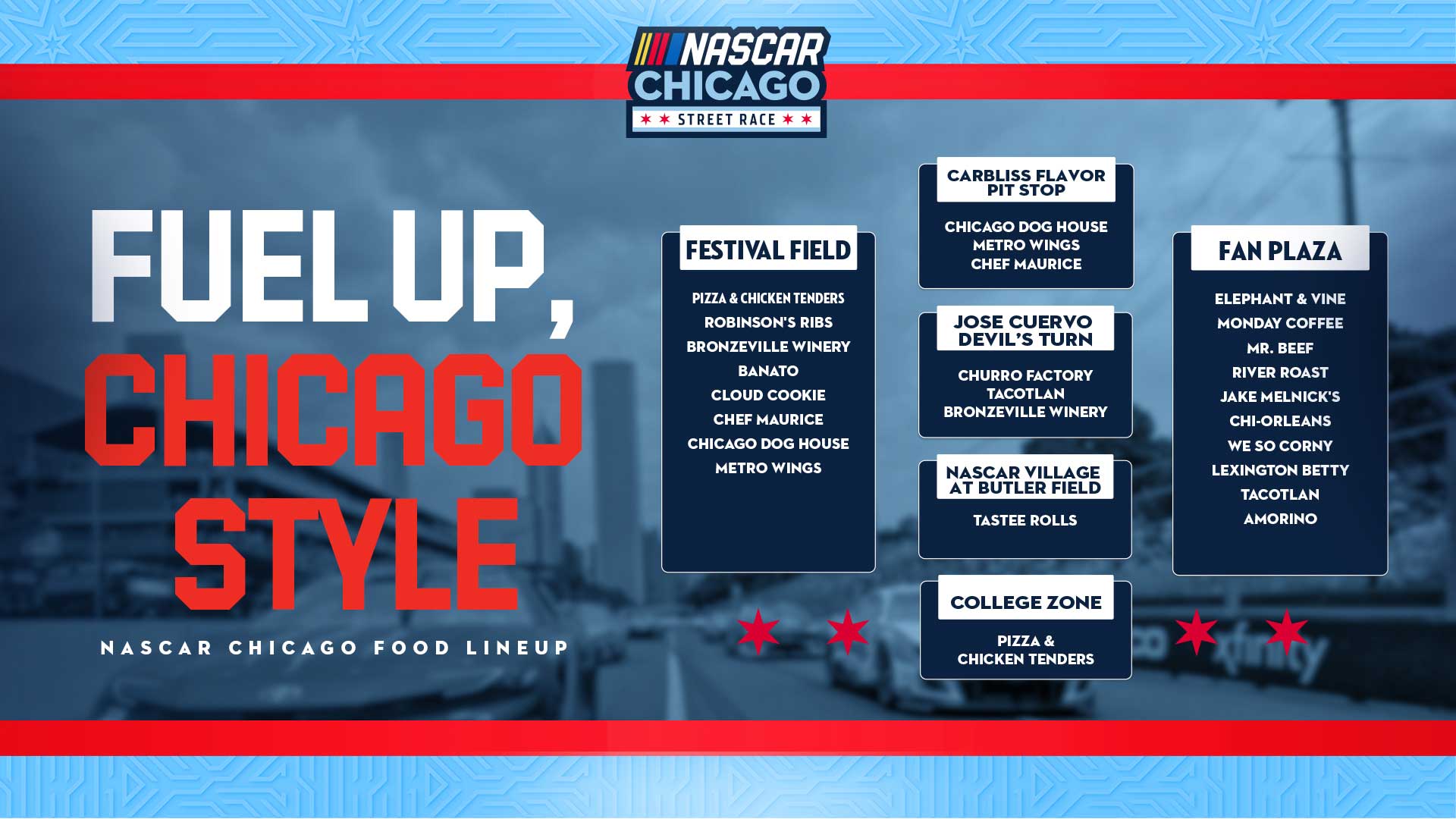 FOOD VENDOR - NASCAR Chicago Street Race